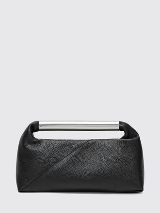 Maison Margiela Handtasche aus genarbtem Kalbsleder mit metallischem Griff