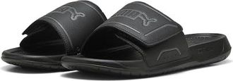 Puma Sandales unisexes Royalcat Comfort 2 Slide, Puma Noir, gris foncé froid, 48.5 EU