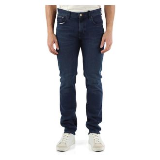 Tommy Hilfiger Straight Fit Jeans Five Pocket Denton - - Jeans - Herren - Blau - W38 L32