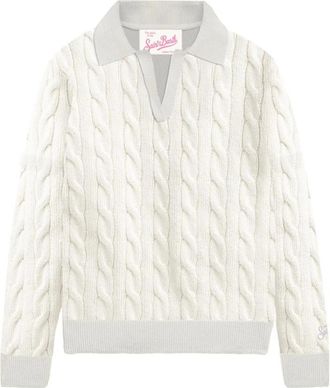 MC2 Saint Barth Homme, Pulls, Blanc, Taille: M Cassy Braid