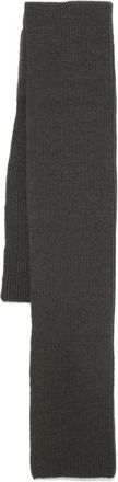 Dries Van Noten Homme, Accessoires, Gris, Taille: ONE Size Ribbed Scarf