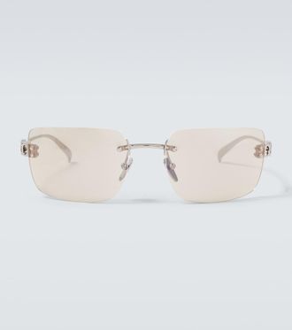 Gucci Eckige Sonnenbrille Block Bending