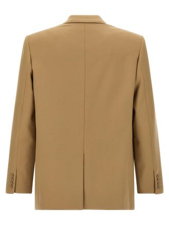 Saint Laurent Mens Beige Wool Blazer Clothing