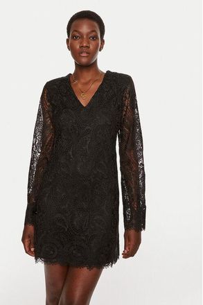 Twin-Set Coctailkleid 242TP2467 Schwarz Regular Fit