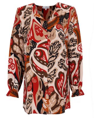 Hajo Blusentop Long-Bluse CV-Satin