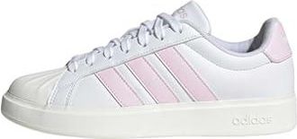 adidas Chaussures Street Talk pour femme, Blanc Transparent Rose Blanc, 38 EU