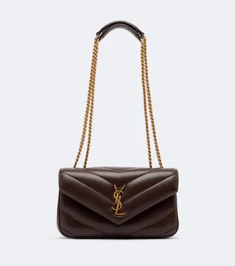 Saint Laurent Sac port&eacute; &eacute;paule Loulou Small en cuir