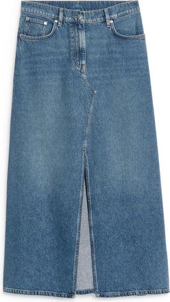 Arket Maxi-Jeansrock -Blau
