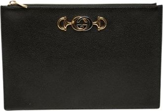 Gucci Pre-owned Clutch Bag - - Pre-owned - Damen - Schwarzk - ONE SIZE