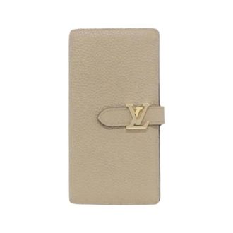 Louis Vuitton Pre-owned Vertikales Portemonnaie Taurillon Kalbsleder Langes Portemonnaie - - Pre-owned - Damen - Beige - ONE SIZE
