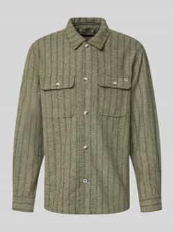 Scotch & Soda Relaxed Fit Hemdjacke mit Kentkragen und Brusttaschen