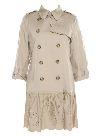 Valentino manteau à boutonnière croisée - Tons neutres