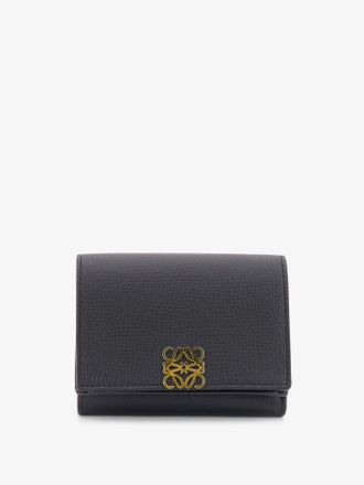Loewe Anagram Tri-Fold Leather Wallet - LOEWE - gender_Woman