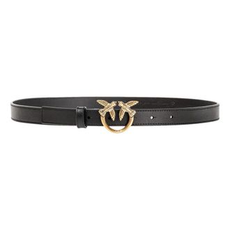 Pinko Pinko, Femme, Accessoires, Noir, Taille: L Love Berry Simply Ceinture en Noir