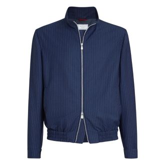 Brunello Cucinelli Herren, Jacken, Blau, LGr&ouml;&szlig;e