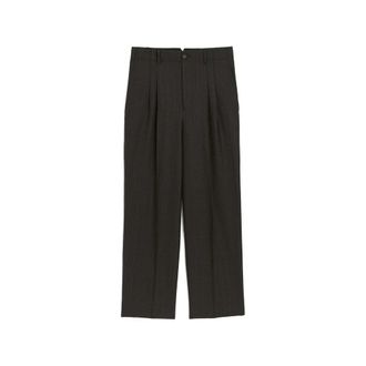 Ami Karotten-Fit Hose mit hoher Taille - - Trousers - Herren - Grau - W42