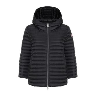 Colmar Femme, Vestes, Noir, Taille: 40 FR Cape &agrave; Capuche en Duvet