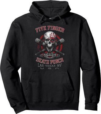 Five Finger Death Punch 5FDP - Baseball Skull Pullover Hoodie