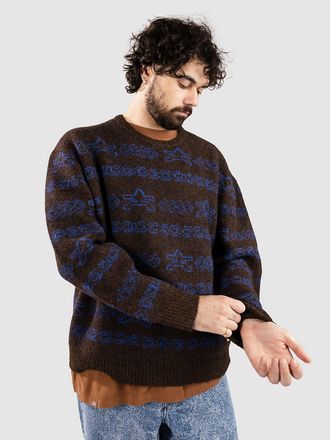 Element Shoreton Cr Strickpullover 4 wheels for unity brn bl