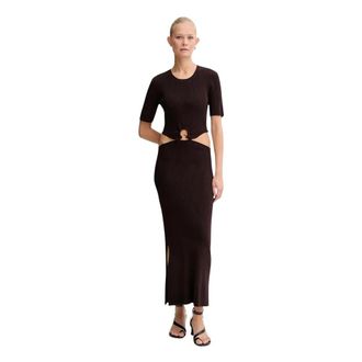 Sessun Cut-out Kleid - - Dresses - Damen - Braun - XS