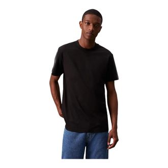 Calvin Klein Homme, Tops, Noir, Taille: XS TShirt slim fit print logo