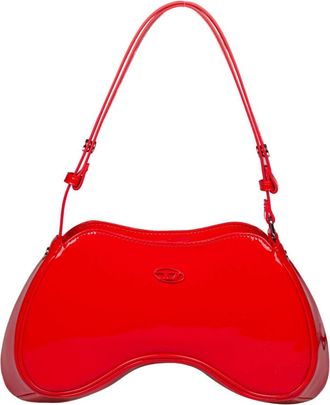 Diesel Femme, Sacs, Rouge, Taille: ONE Size Play Shoulder Bag