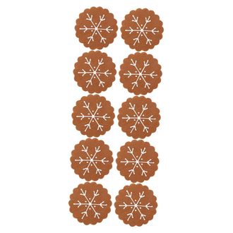 Pretyzoom 10 St&uuml;ck Tischschutzmatten aus Vliesstoff W&auml;rmed&auml;mmend Geruchsneutral Wiederverwendbar Party Geschirrmatte f&uuml;r Weihnachtsdekoration und Esstisch