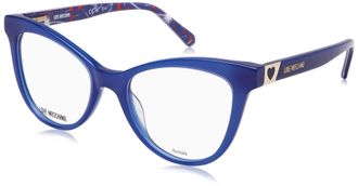 Love Moschino Moschino Love Mol576 PJP/18 BLUE Eyewear Womens Acetate, Standard, 51