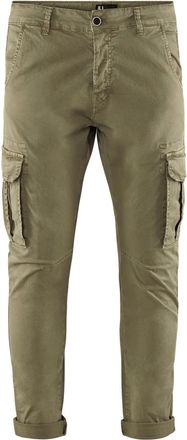 Bomboogie Homme, Pantalons, Beige, Taille: W36 Pantalon Cargo en Gabardine de Coton