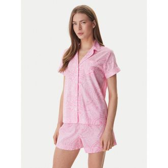 Lauren Ralph Lauren Pyjama ILN12499 Rosa Regular Fit