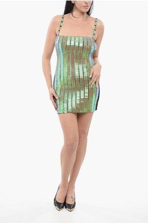 The Attico Sequined RUE Mini Dress size 40