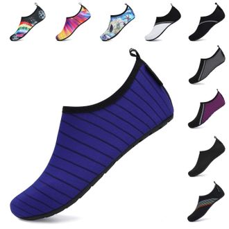 Saguaro Badeschuhe Damen Wasserschuhe Herren Atmungsaktiv Strandschuhe f&uuml;r Yoga Aquaschuhe Frauen Surfschuhe M&auml;nner Sommer Strand Garten Wassersport Surfen Az