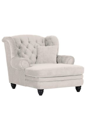 Landscape Xxl-Sessel, Creme, Textil, Buche, massiv, F&uuml;llung: Polyester, 127x106x149 cm, Stoffauswahl, Wohnzimmer, Sessel, Polstersessel