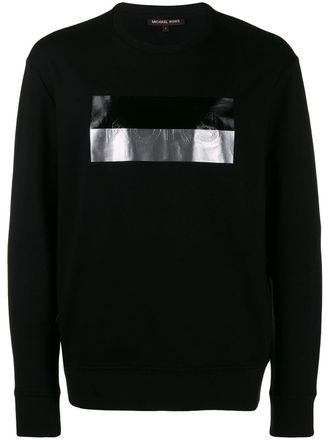 Michael Kors sweat &agrave; logo emboss&eacute; - Noir