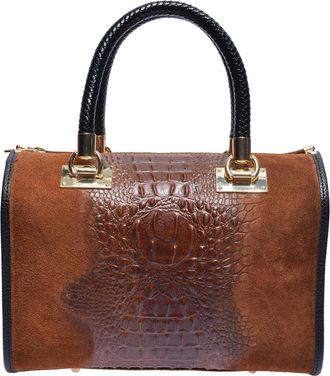 Isabella Rhea Kastanienbraun Rindsledertasche