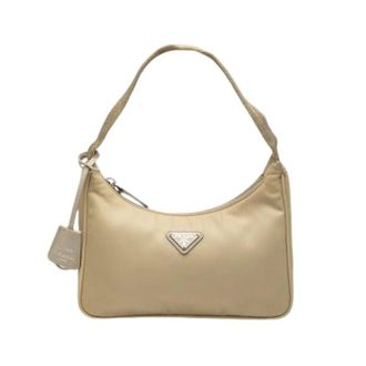 Prada Sac bandouli&egrave;re mini en nylon Pre-owned - Femme - Pre-owned - Beige - Taille: ONE Size