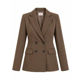 Marella Blazer Emmpiega - Femme - Vestes - Brun - Taille: 38 FR