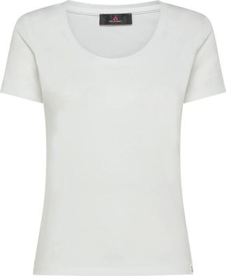 Peuterey Femme, Tops, Blanc, Taille: 42 FR T-shirt en jersey de coton stretch