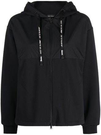 Herno Kapuzenjacke mit Rei&szlig;verschluss - Schwarz