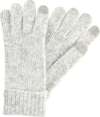Camel Active Damen Strickhandschuhe aus weichem Materialmix Grau, womenswear-S