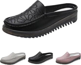 Generic Chaussures basses &eacute;l&eacute;gantes pour femme - Antid&eacute;rapantes - Chaussures d&eacute;t&eacute; - Largeur H - L&eacute;g&egrave;res - D&eacute;contract&eacute;es - Respirantes - Chaussures de loisirs 