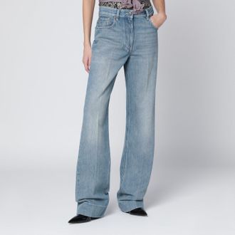 Valentino Hellblaue Jeans mit Wascheffekt