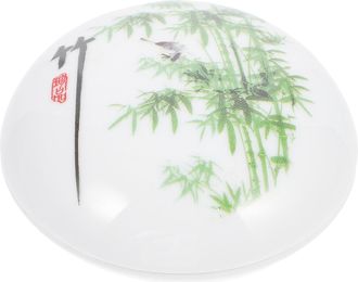 BESTONZON Cabilock Porzellan Stempelkissenbox mit Roter Tintenpaste Keramischer Aufbewahrungsbeh&auml;lter f&uuml;r Kalligraphiezubeh&ouml;r Langlebig und Stilvoll im Chinesis