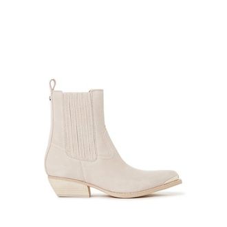Guess Bottines &agrave; talon en cuir velours Lanna 2