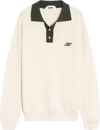 Autry Beiges Baumwoll-Polo-Shirt