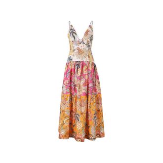 Farm Rio Ligia Floral-print Maxi Dress