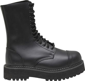 Brandit Plateau Phantom 14 Eyelet Boots, black, Gr&ouml;&szlig;e UK13/EU47