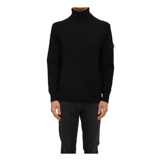 Peuterey Homme, Pulls, Noir, Taille: XL Peline 02 Turtleneck