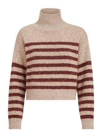 Brunello Cucinelli Pull Col Rond - Marron