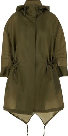 Max Mara Femme, Manteaux, Vert, Taille: 36 FR Vestes Élégantes pour Femmes